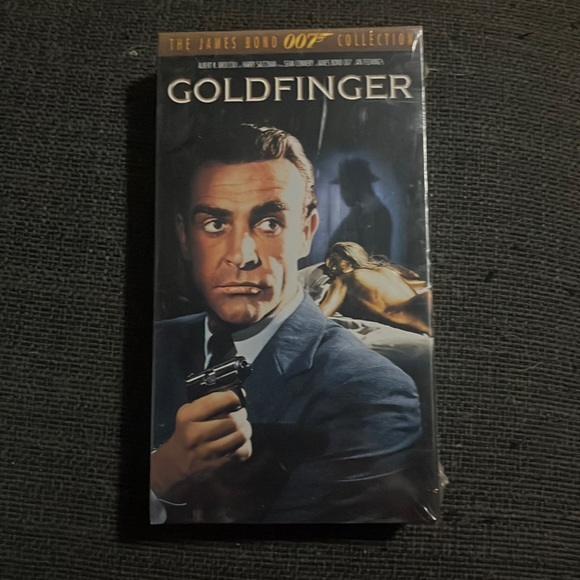 None | Media | Goldfinger Vhs 999 Factory Sealed New James Bond 07 Sean Connery | Poshmark